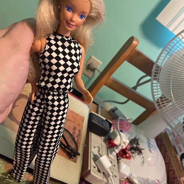 Halter Neck Dolls Prom Dress. 12inch Doll Dress Wedding Dress With Veil ...