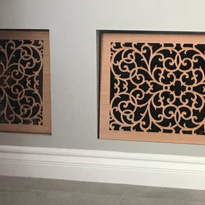 Lattice Work Grid Panel 16 x 26 inch unfinished wood | Etsy