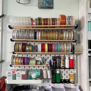 IKEA SKADIS Ribbon, Tape Organizer for Craft Room, May Color Options - Etsy