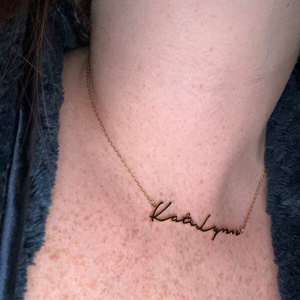 Personalized Name Necklace • Minimalist Name Necklace by ...