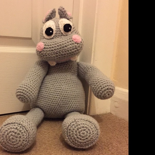 CROCHET PATTERN Happy Hippo the Hippopotamus Amigurumi - Etsy