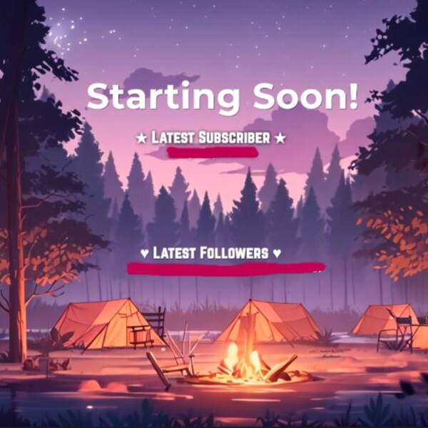 Animated Background Fantasy Anime Landscape, Vtuber Overlay, Twitch ...