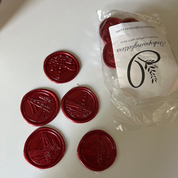 Seashell/pearl/clam/nautical/beach Wedding Handmade Self-adhesive Wax ...