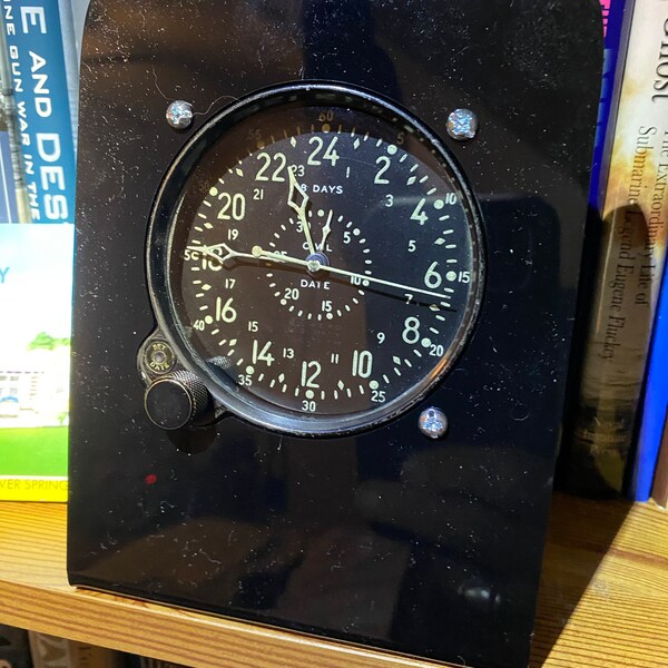 Aircraft Clock Stand,su Mig Clock- CLOCK STAND for Vintage Military ...