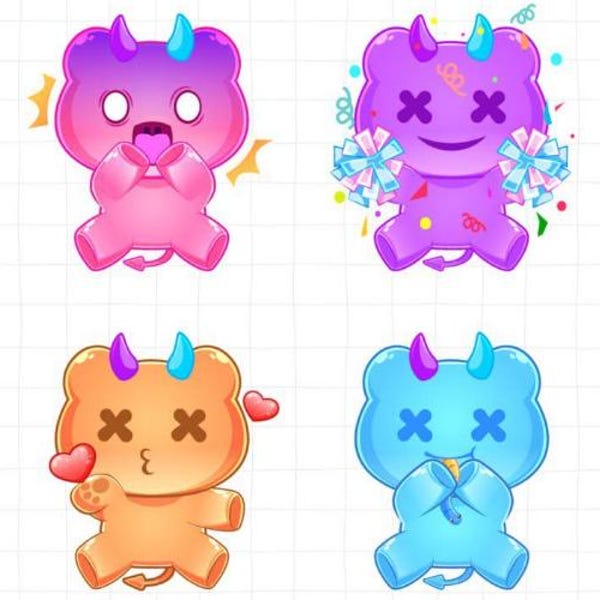 Custom Chibi Cute Stream Pet Widget / Animated Stream Widget / Pet ...