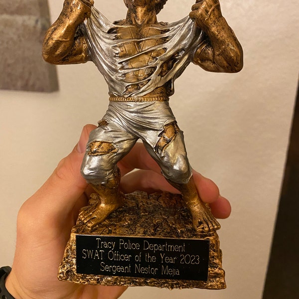 Hulk Monster Trophy Weightlifter- Salesman of the Year- Free Engraving ...