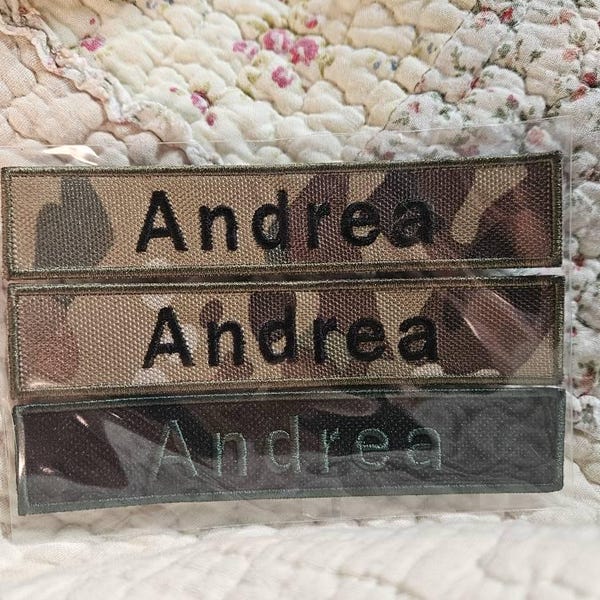 Embroidered Name Tag – Custom Name Patch | Tactical Patch for Military ...