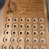Personalized Medallion Holder, Serenity Prayer Recovery Token Display ...