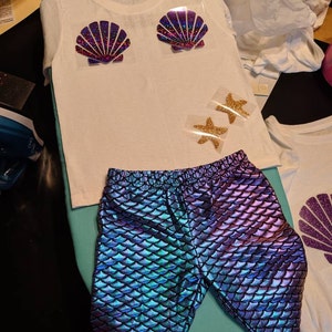 DIY Set of Seashell Bra Iron-on Applique in Vinyl | Etsy