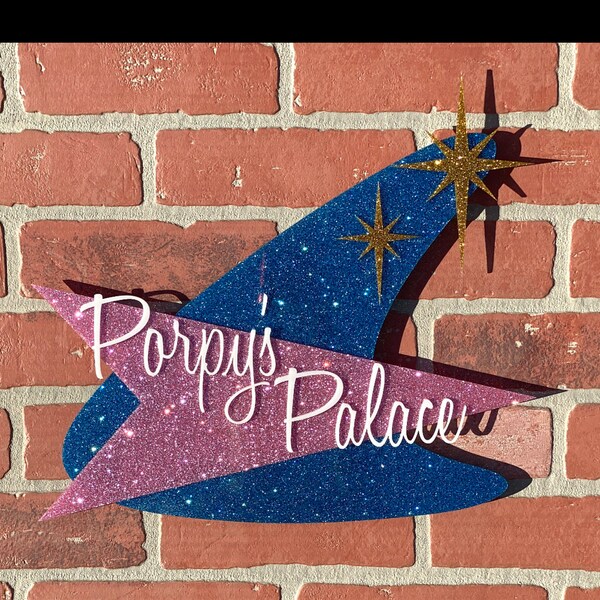 Mid Century Modern "atomic Boomerang" Sign | Palm Springs Address Sign ...