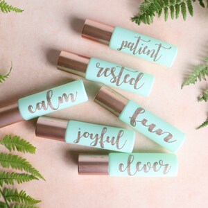 Custom Roller Bottle Labels 10 Ml Roller Bottle Stickers Essential Oil ...