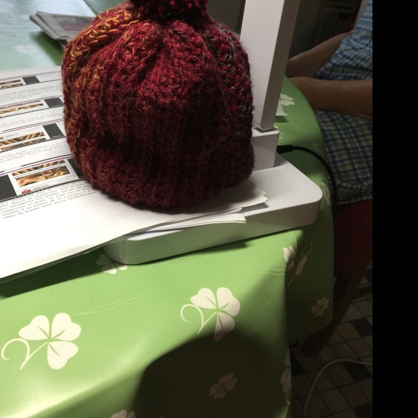 Crochet PATTERN - the Hillside Beanie With Pom-pom (18" Doll, Toddler ...