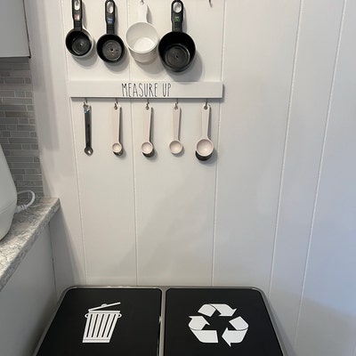 Measuring Cup and Spoon Holder Set, Organizer, Hanger, Kitchen Storage ...