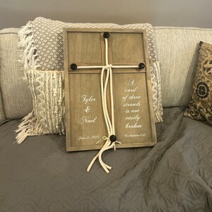 A Cord of Three Strands Unity Ceremony Idea Cross Braid - Etsy