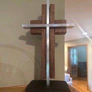 Wedding Cord of Three Strands Ceremony Cross Natural Wood & Rope Unity ...