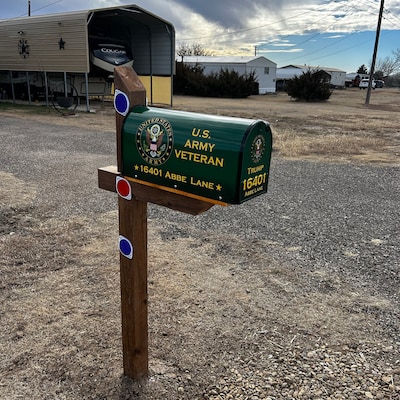 United States Navy Custom Mailboxes Homemade Gift for Dad Personalized ...
