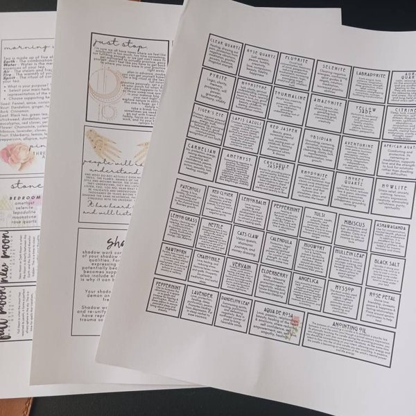 Digital Download VOL 2 Book of Shadows Sticker Pack - Etsy