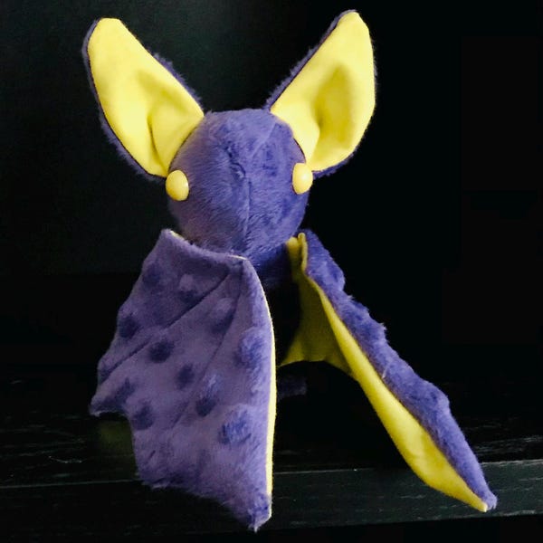 Bat Plush | Bat | Plushie | Stuffed Animal | Beezeeart Bat | Halloween ...