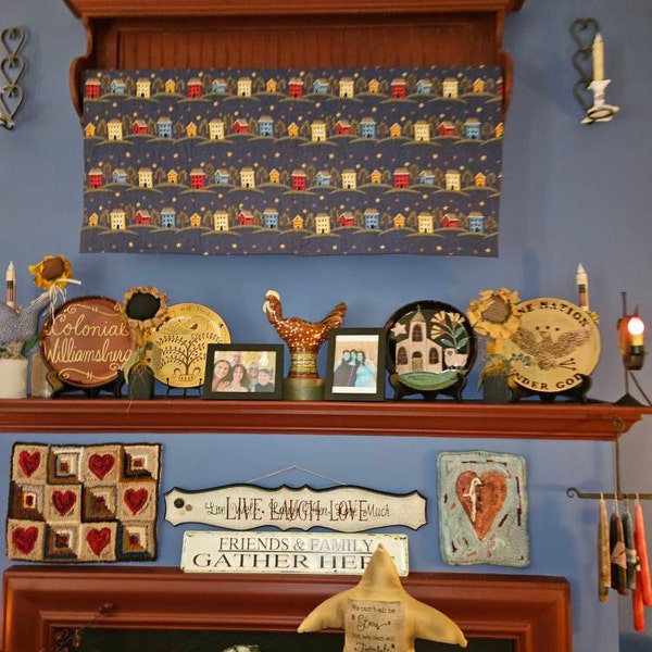 Smith Redware Handcrafted Ornament Folk Art, Ohio, Made in USA, Crackle ...