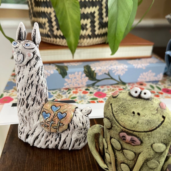 Ceramic Family Sculpture, Ceramic Wall Hanging, Gift From Daughter ...