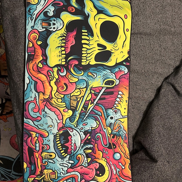 Neon Circuit Desk Mat, Cool Desk Mat, Desk Mat Aesthetic, Robotic Decor ...