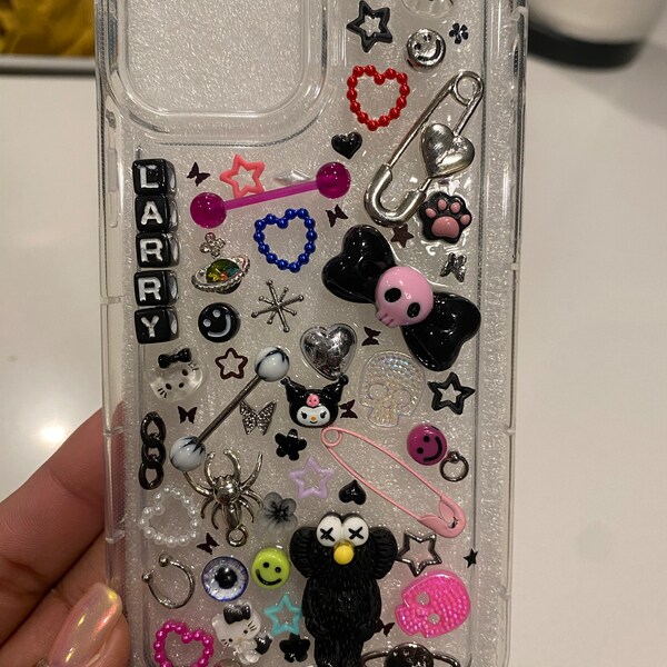 Charm Phone Case | Junk Phone Case | Resin Phone Case | Junk Charm Case ...