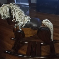 Yarn Mane and Tail Set for Wooden Rocking Horse - Etsy UK