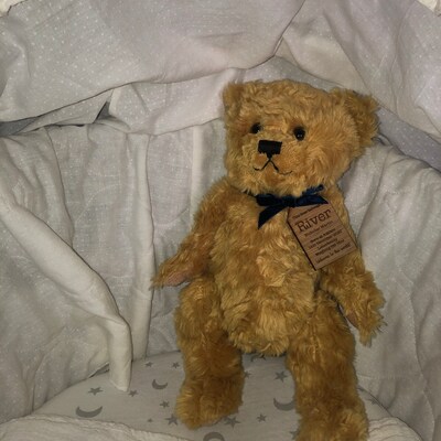 Personalised New Baby Teddy Bear New Baby Gift New Born Teddy Keepsake ...