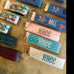 Key Fob Hardware 50 Sets SILVER 1.25 INCH 32 Mm Key Fob Clamps With ...