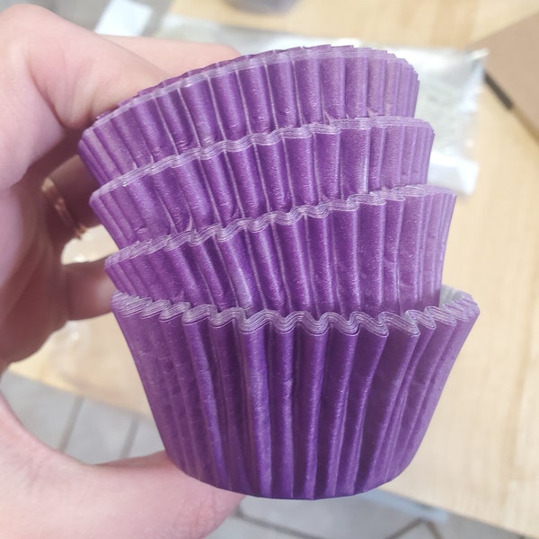Purple Plum Heavy Duty Cupcake Liners (qty 32) Purple Cupcake Liners ...