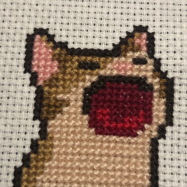 Screaming Cat Meme Cross Stitch Pattern - Etsy