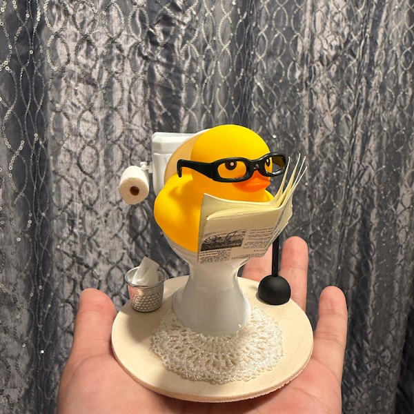 Golfing Rubber Duck: Whimsical Golfer Gift - Etsy