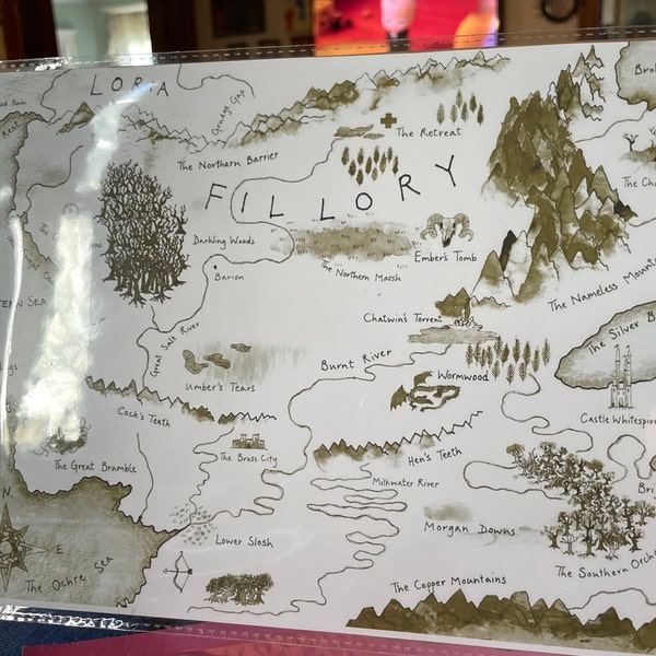 Map of Fillory Print, the Magicians Syfy, the Magicians Gifts - Etsy