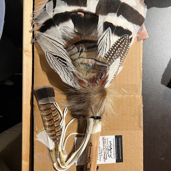 Smudge Fan Wing, Spirit of Fertility, Shaman Feather, Goddess, Medicine ...