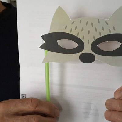 Woodland Forest Animals Printable Masks, Woodland Animal Mask, Fox ...