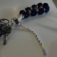 Custom/personalized Name Flower Chain Keychain/key Ring - Etsy Canada