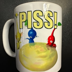 Pikmin PISS Mug - Etsy