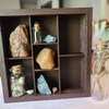Wooden Curiosity Cabinet Printer Tray Letterbox Display, Rock Display ...