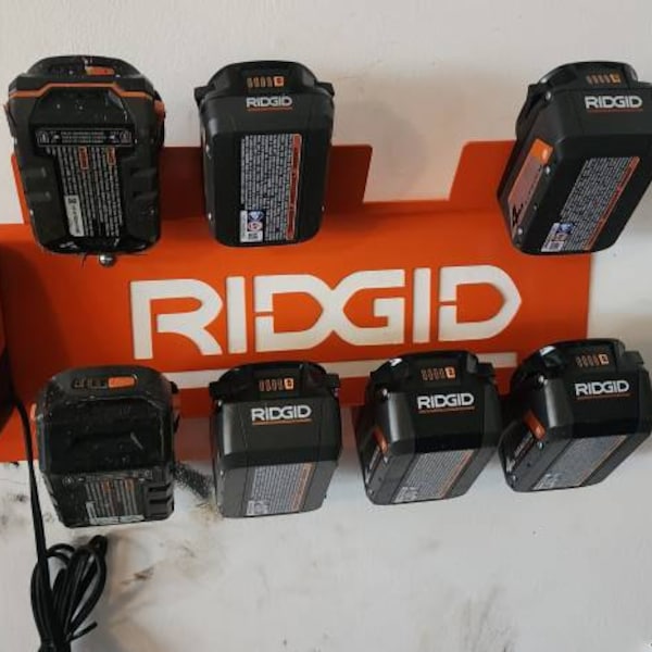 Ridgid 18v Battery Storage and Charging Station - Etsy