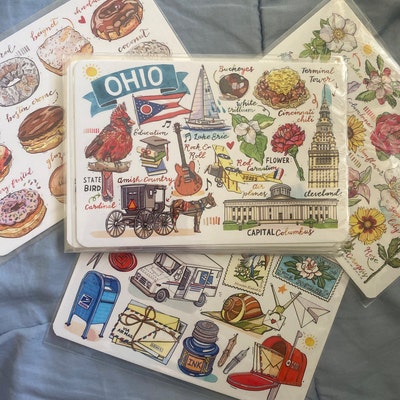 Ohio State Postcard. - Etsy
