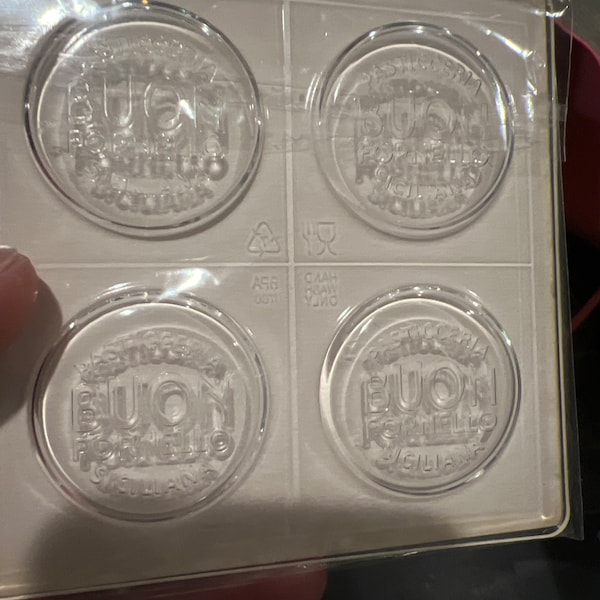 Chocolate Mold - Custom Coin Personalized Dessert Branding Cake Cupcake ...