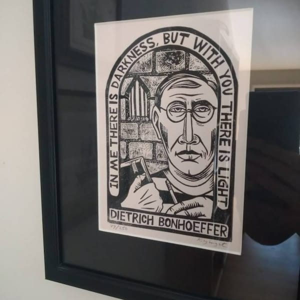 Dietrich Bonhoeffer Original Handmade Art Block Print - Etsy