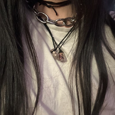 Stainless Steel Chain Necklace Heavy Duty Chunky Silver Thick Queer ...