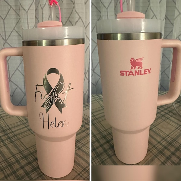 Personalized Stanley 40oz Cup, Custom Valentine's Day Gift, Monogrammed ...