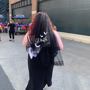 Brides Coven Robe, Maid of Honor Robe, Witch Bridal Party Robe, Gothic ...