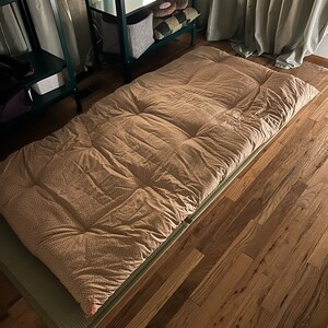 Japanese Futon Mattress Topper, Futon Topper, Thinner Shikifuton ...