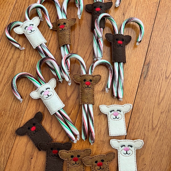 Happy Snowman Candy Cane Holders! Scarf and Buttons Match in Your ...
