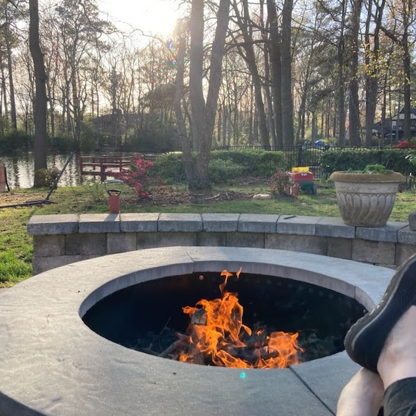 Fire Ring With Lip, Smokeless, Fire Pit, Customized Design, Pit ...