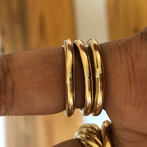 14KGF Rose Gold Coil Ring Wrap Ring Spiral Ring 14K Rose - Etsy