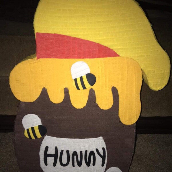 Honey Pot Pinata, Personalized Handmade Pinata, Birthday Fun, Family ...